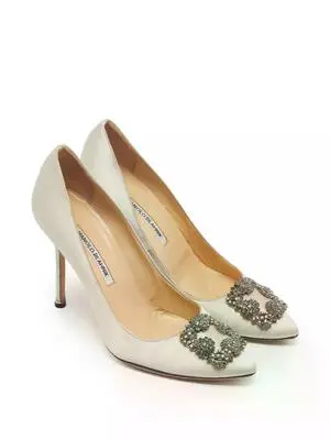 Manolo Blahnik Hangisi Heeled Pumps