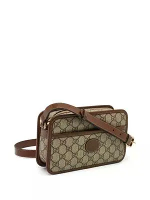 Gucci Interlocking G Gg Supreme Cross Body Bag