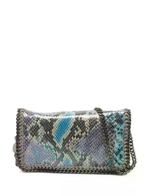 STELLA MCCARTNEY Falabella Python-effect Crossbody Bag