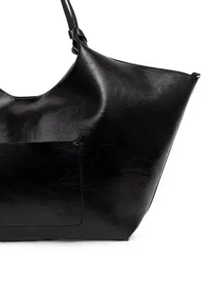 Dkny Logo-plaque Knotted Tote Bag