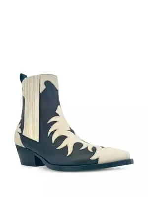 Sartore Two-tone Western Boots