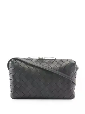 Bottega Veneta Small Intrecciato Shoulder Bag - Black