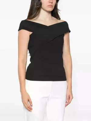 ANDIATA Off-shoulder Crossover Top