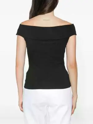 ANDIATA Off-shoulder Crossover Top