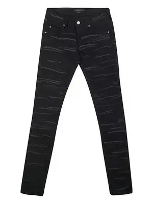 ISABEL MARANT VINTAGE 2024 Embroidery Skinny Jeans - Black