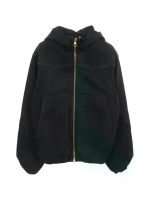 LOUIS VUITTON 2010s Monogram Embossed Jacket - Black