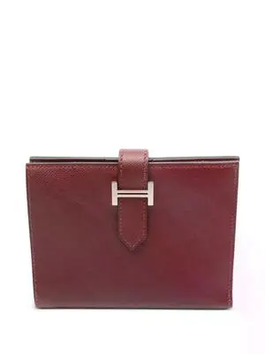 Hermès Bearn Bi-fold Wallet - Red