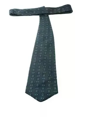 BOSS Jacquard-pattern Tie - Grey