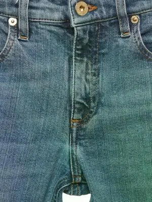 Roberto Cavalli Serpent-detail Denim Jeans