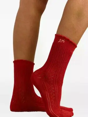 Damson Madder Logo Socks Hosiery For Women