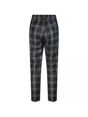 Peserico Check-pattern Tapered Trousers