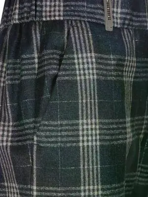Peserico Check-pattern Tapered Trousers