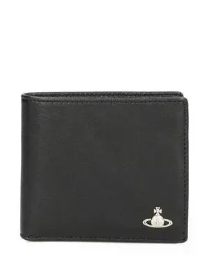 VIVIENNE WESTWOOD Orb Plaque Billfold Wallet - Black