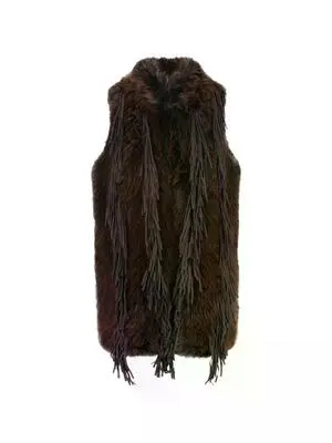 UNCOMMON Fringed Sleeveless Coat