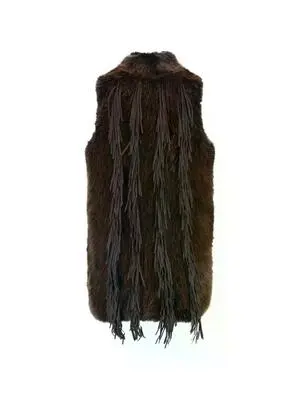 UNCOMMON Fringed Sleeveless Coat