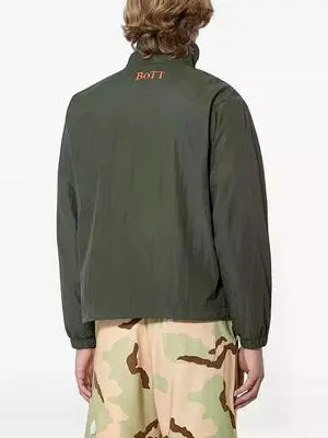 BOTT Contrast Panel High Collar Zip Up Jacket