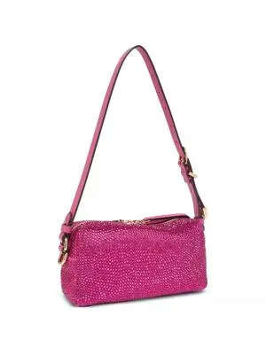 Pinko Mini Full Strass Boston Shoulder Bag