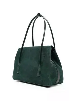 TOM FORD Suede Padlock-detail Shoulder Bag
