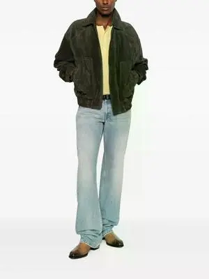 Saint Laurent Suede Bomber Jacket