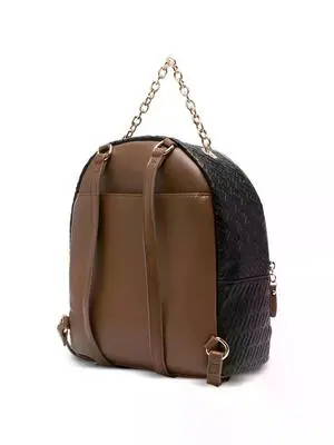 Liu Jo Logo-embossed Striped Backpack