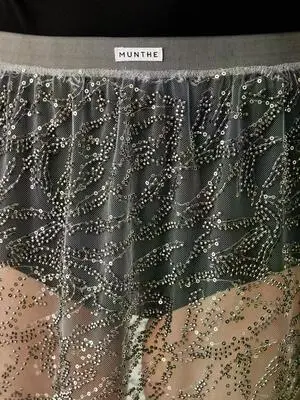 Munthe Sequin-embellished Mesh Skirt