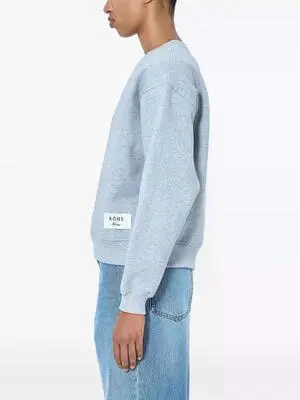 RÓHE Crew Neck Sweatshirt With Ribbed Trim
