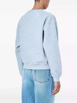 RÓHE Crew Neck Sweatshirt With Ribbed Trim