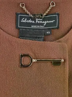 FERRAGAMO Gancini Key Cape Coat