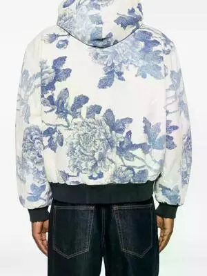 R13 Floral-print Hooded Jacket