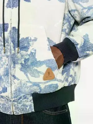 R13 Floral-print Hooded Jacket