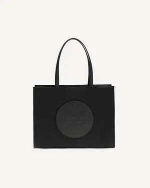 Tory Burch Small Ella Recycled Nylon Tote Bag - Black