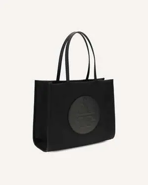Tory Burch Small Ella Recycled Nylon Tote Bag - Black