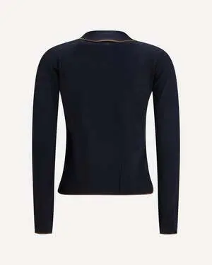 Max Mara Silk And Wool Cardigan - Blue
