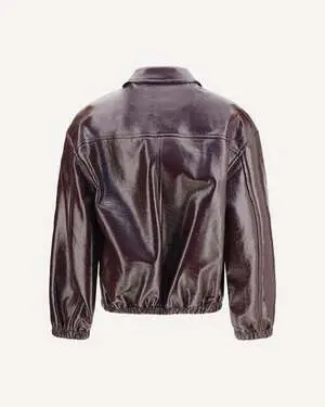 COURREGES Vinyl Bomber Jacket
