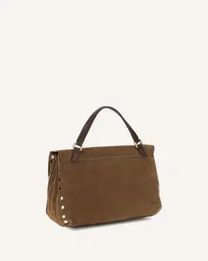 ZANELLATO Postina Jones Suede Top Handle Bag