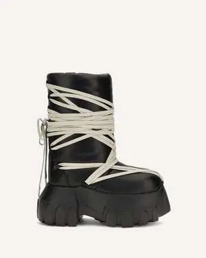 Rick Owens Megalace Lunar Mega Tractor Knee-high Boots