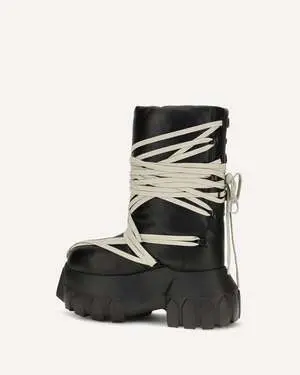Rick Owens Megalace Lunar Mega Tractor Knee-high Boots