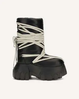 Rick Owens Megalace Lunar Mega Tractor Knee-high Boots