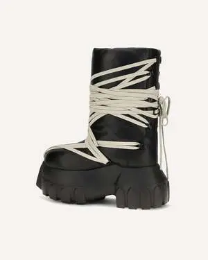 Rick Owens Megalace Lunar Mega Tractor Knee-high Boots