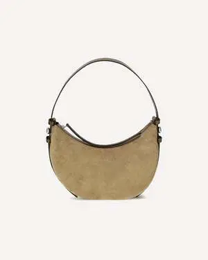 Tory Burch Romy Suede Crescent Shoulder Bag