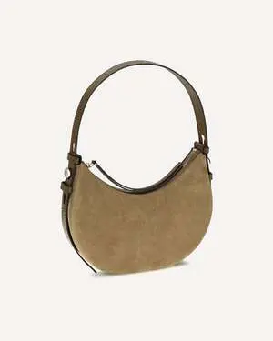 Tory Burch Romy Suede Crescent Shoulder Bag
