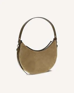 Tory Burch Romy Suede Crescent Shoulder Bag