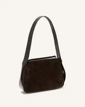 Tory Burch Small Romy Suede Shoulder Bag