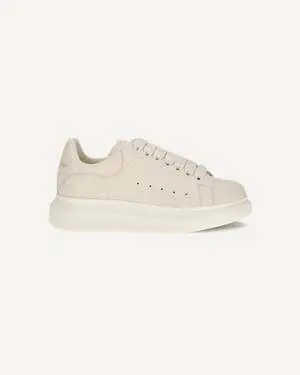 Alexander McQueen Oversized Pebbled Leather Sneakers