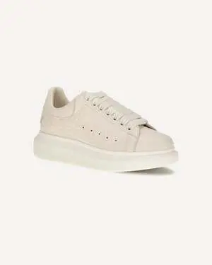 Alexander McQueen Oversized Pebbled Leather Sneakers