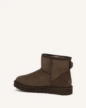 UGG Classic Mini Ii Sheepskin Ankle Boots - Brown