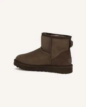 UGG Classic Mini Ii Sheepskin Ankle Boots - Brown
