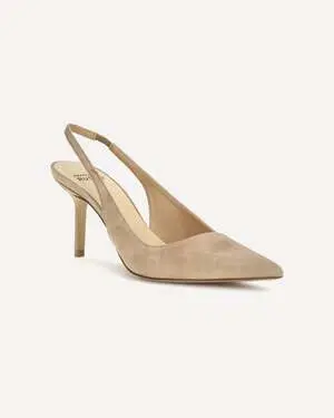FRANCESCO RUSSO Suede Slingback Pumps
