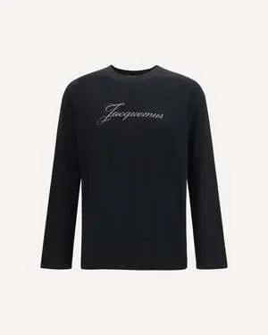 Jacquemus Long Sleeve T-shirt - Black