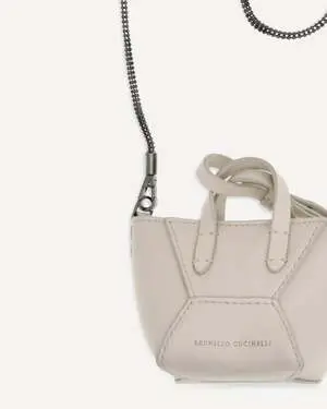 Brunello Cucinelli Mini Leather Shoulder Bag